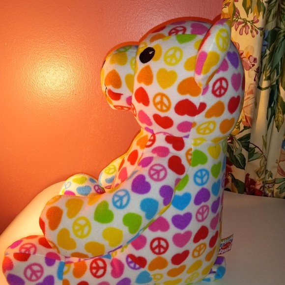 Toys | Melissa Doug Bear Groovy Toy Plush Stuff Animal 17 Rainbow ...